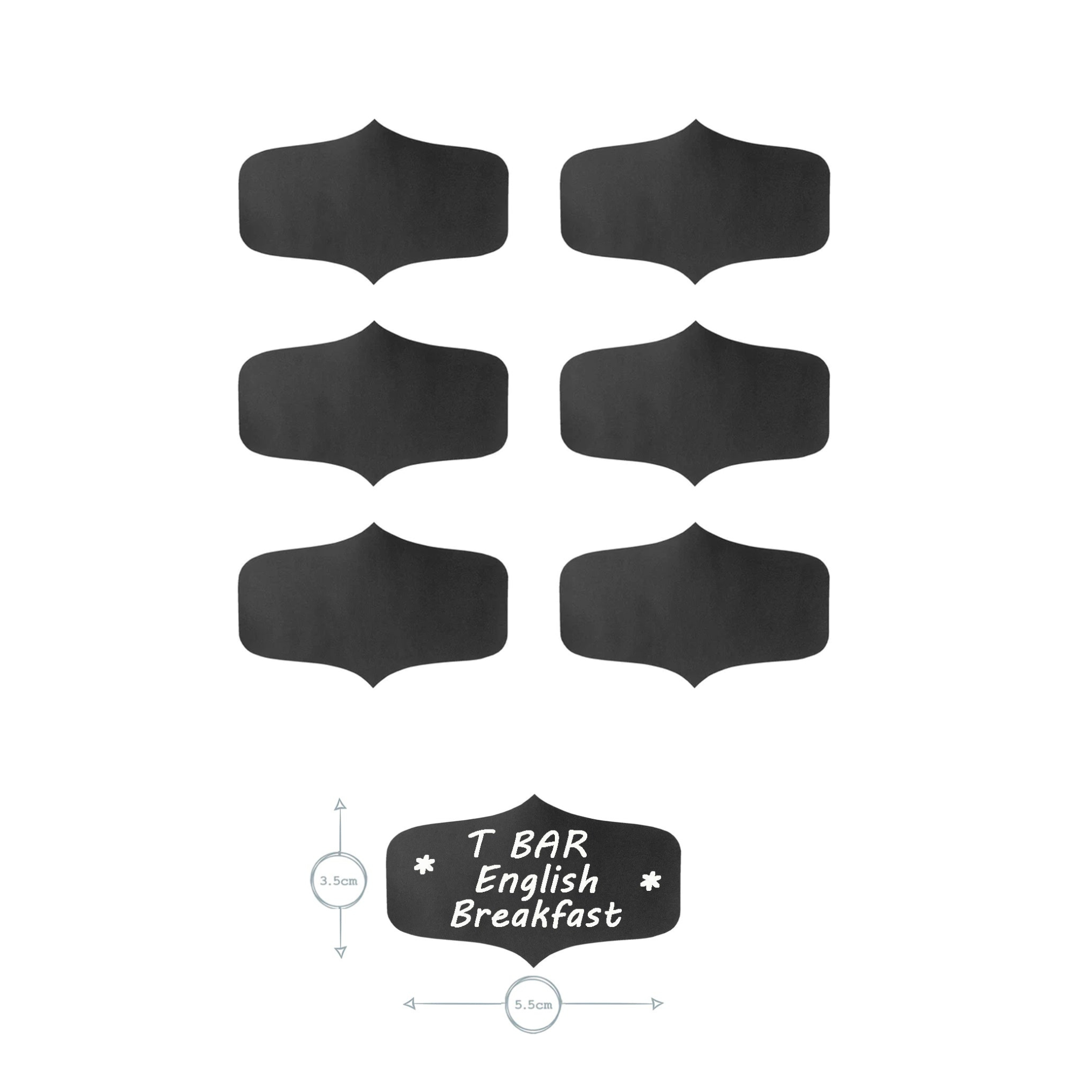 Chalk Labels/Stickers Blank - Pantry Storage Labelling – T BAR TEA