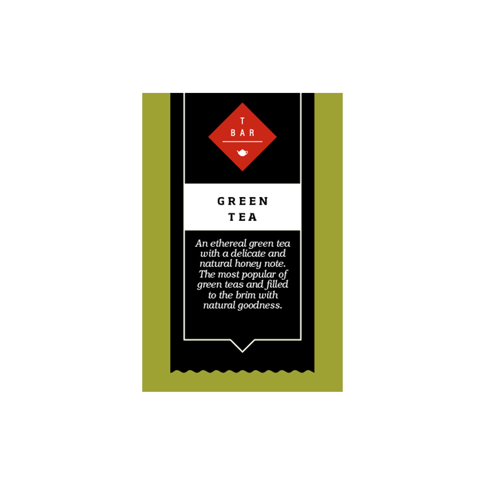 Green Tea Paper Tea Bags 10pk – T BAR TEA